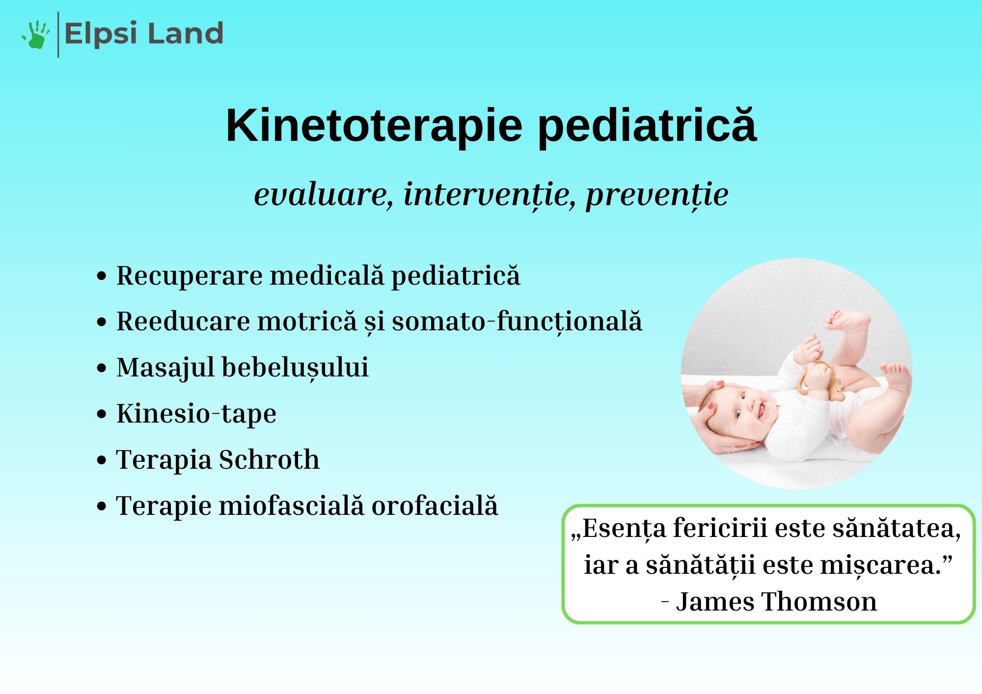 Evaluare Kinetoterapie - ELPSI LAND